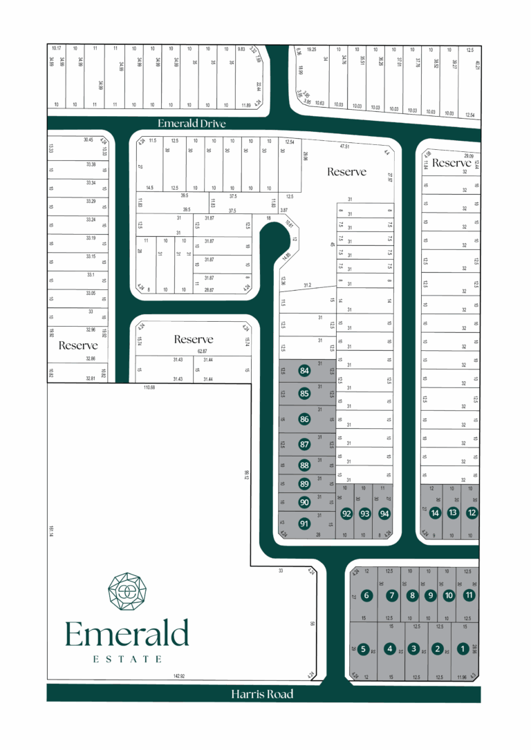 Master Plan - Emerald Estate - Angle Vale Land For Sale South Australia